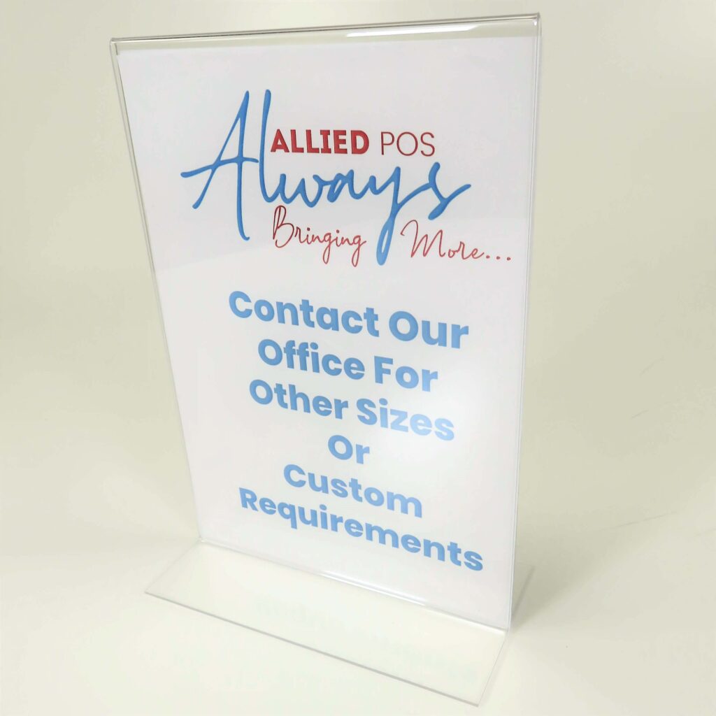 A4 Portrait Wallmounted Leaflet Dispenser - HL Display Ireland