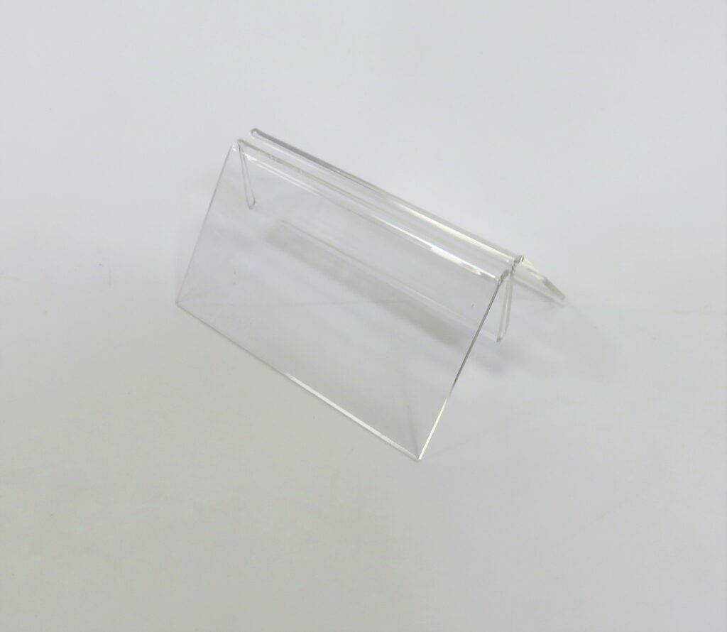 M shaped Menu holder 100mm - HL Display Ireland